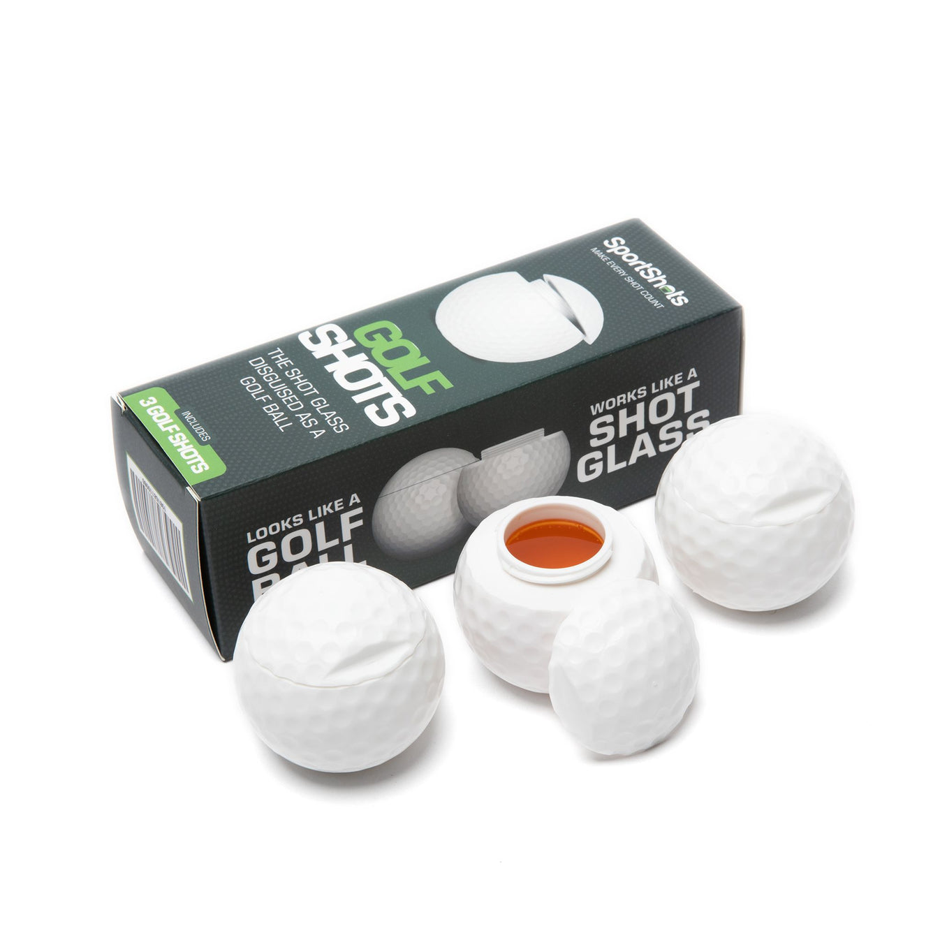 Golf Shots - The Golf Ball Shaped Shot Glasses. Made by Sport Shots ...