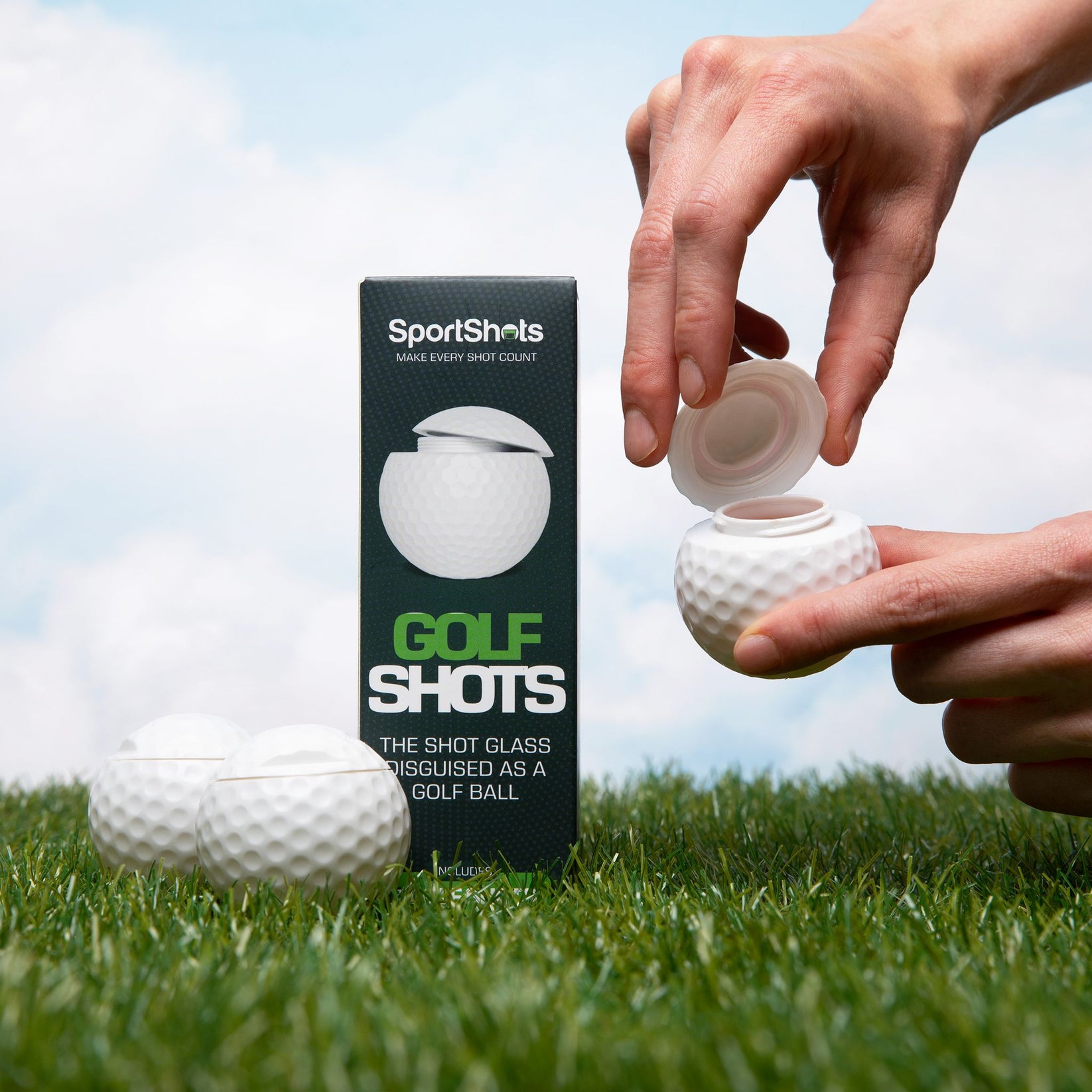 Golf Shots - The Golf Ball Shaped Shot Glasses. Made by Sport Shots ...